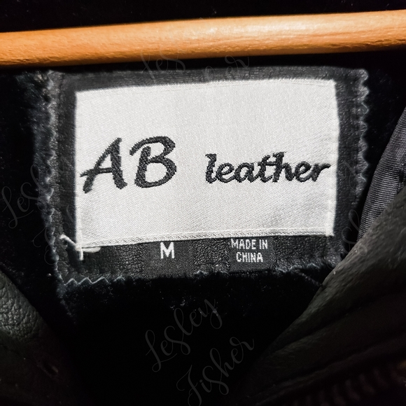 AB Leather | Jackets & Coats | Vintage Ab Belted Leather Jacket | Poshmark